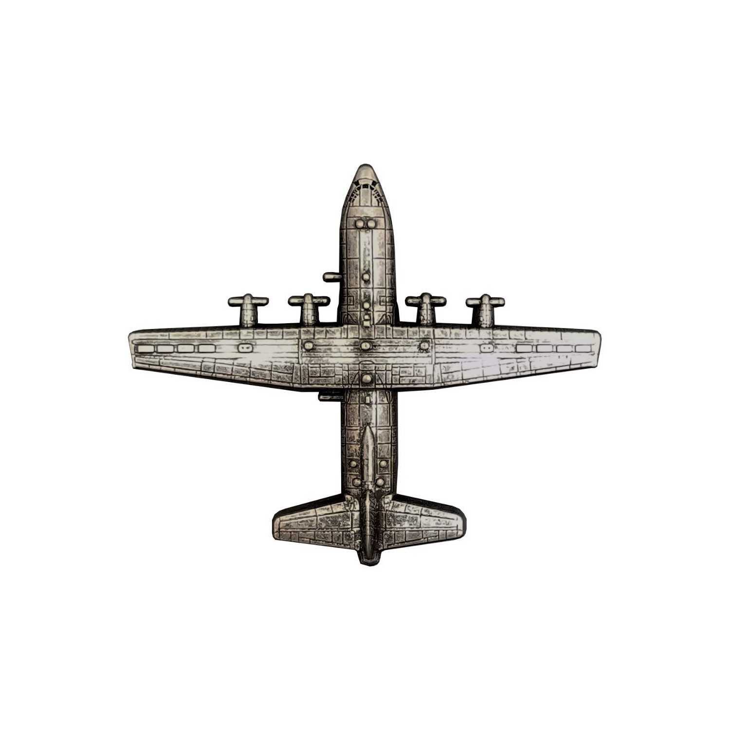 AC-130 Gunship Military Aircraft Shaped Challenge Coin - ibspot.com