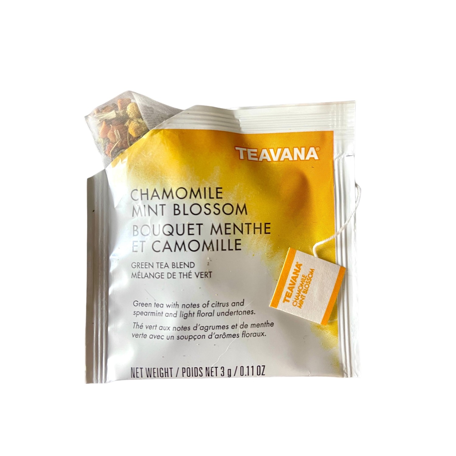 TEAVANA Starbucks Chamomile Mint Blossom Herbal Tea Sachets, 24 Count ...