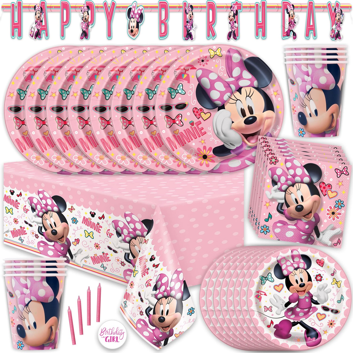 Minnie Mouse Birthday Party Supplies |Minnie Mouse Party Decorations ...