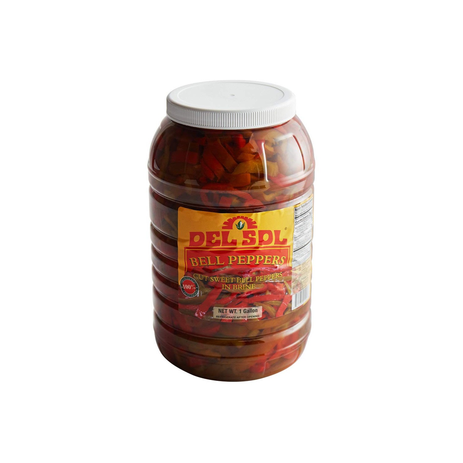 Del Sol Cut Sweet Bell Peppers in Brine (1 Gallon) - ibspot.com