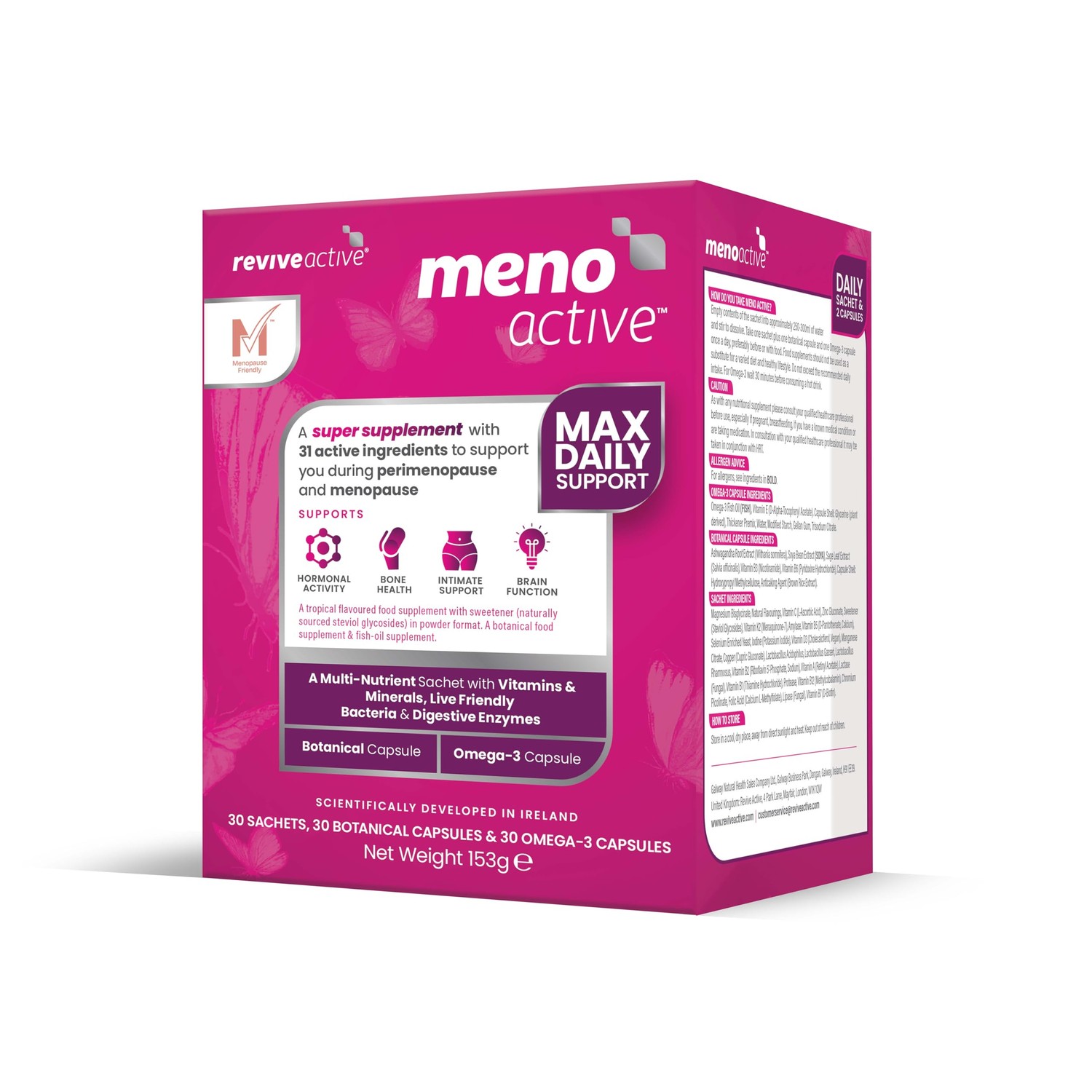 Meno Active Menopause, Post Menopause Multi-Nutrient Sachet with ...