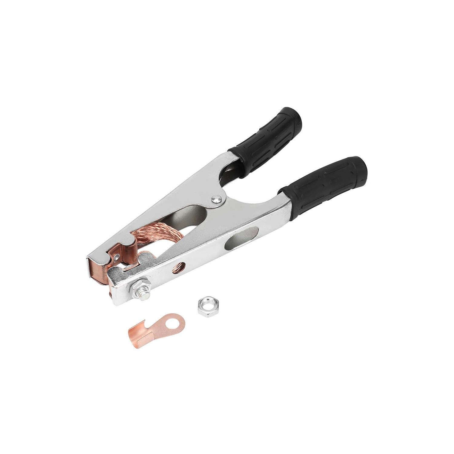 Ground Clamp 800a Brass Nickel-Plated Welding Grounding Cable Clamp for ...
