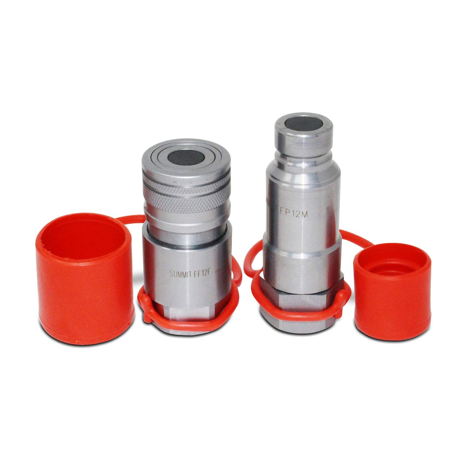 Flat Face Connect Under Pressure Hydraulic Quick Connect Coupler Set, 3 ...