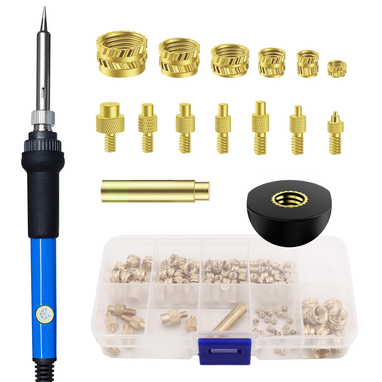 139pcs Threaded Insert 3D Printer Accessories, Thread Inserts Soldering ...
