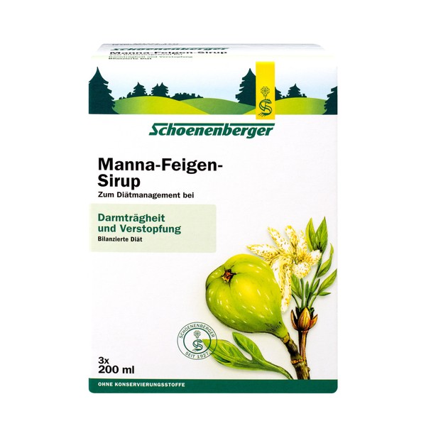 Schoenenberger Manna-Feigen-Sirup Darmträgheit und Verstopfung, 600 ml ...