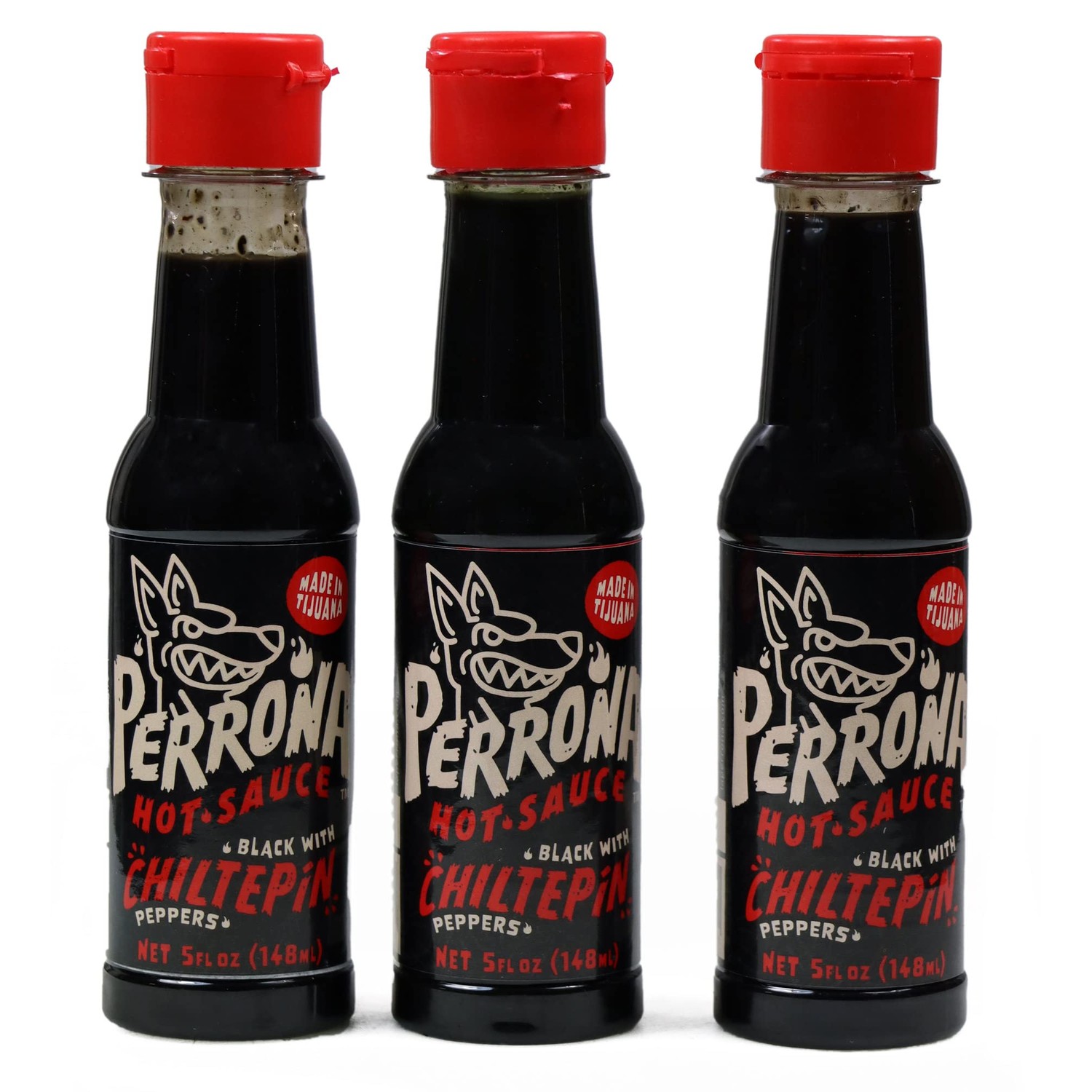 La Perrona Negra Seafood Hot Sauce 5 Ounce Bottle | Black Marisco Salsa ...