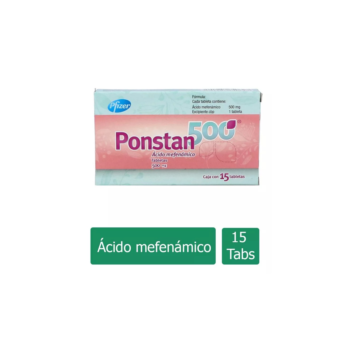 Ponstan 500 Mg Caja Con 15 Tabletas - ibspot.com