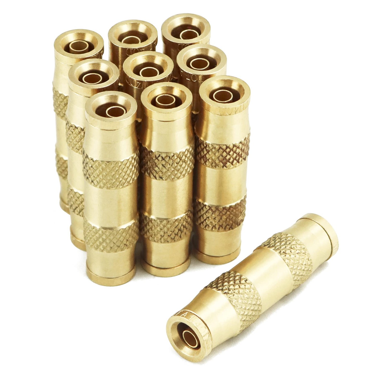 QWORK 1/4" Push To Connect Fittings - 10 Pack Air Compressor Quick ...