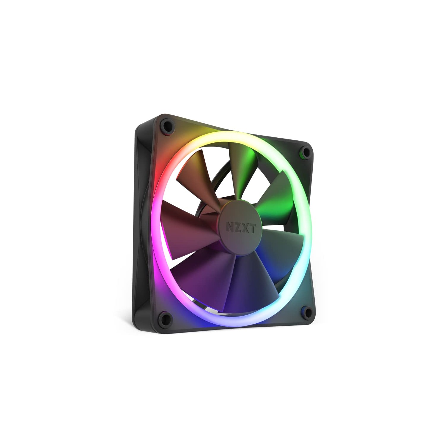NZXT F120 RGB Fans - RF-R12TF-B1 - Advanced RGB Lighting Customization ...