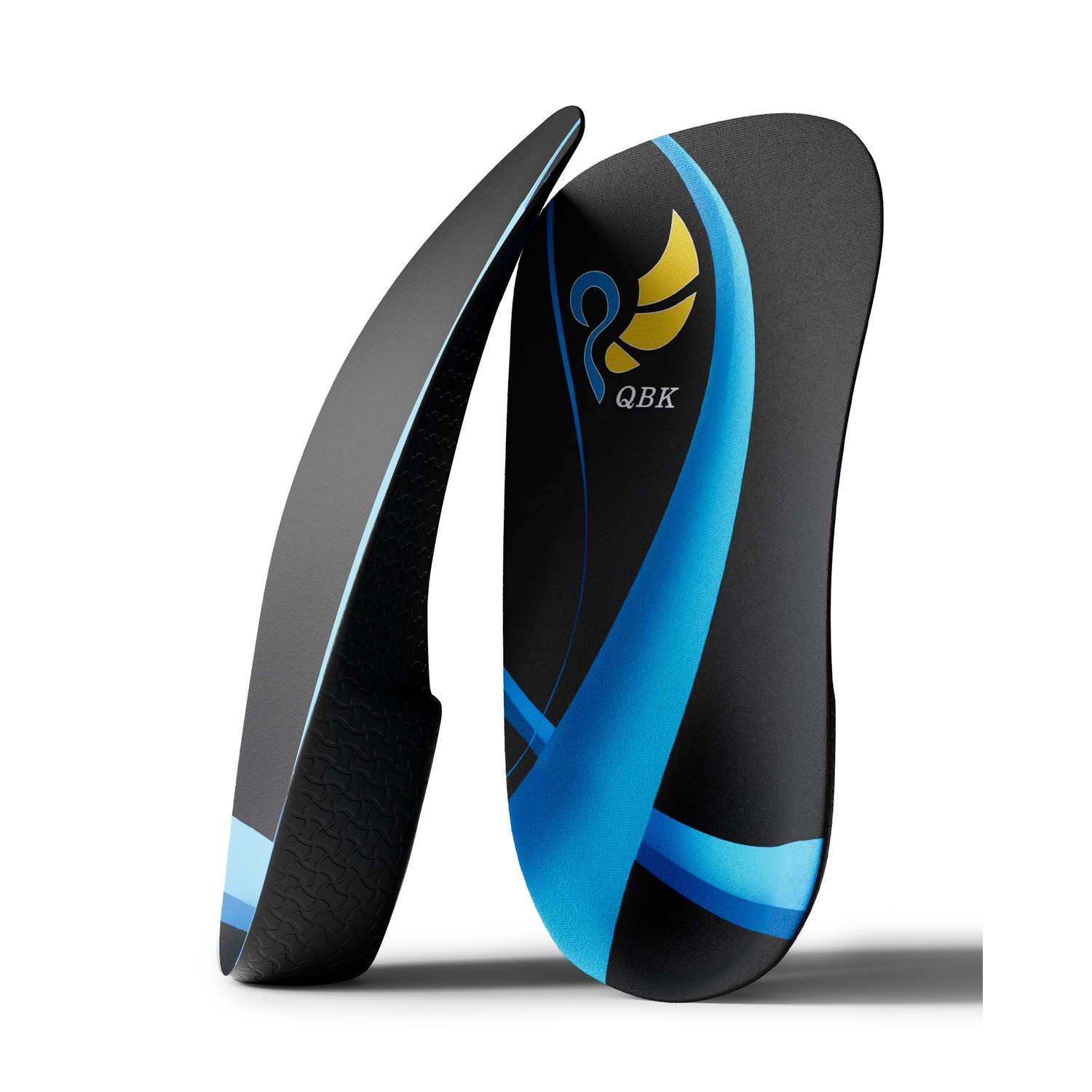 3/4 Plantar Fasciitis Insole, QBK Insole (Unisex), Improves Foot Pain ...