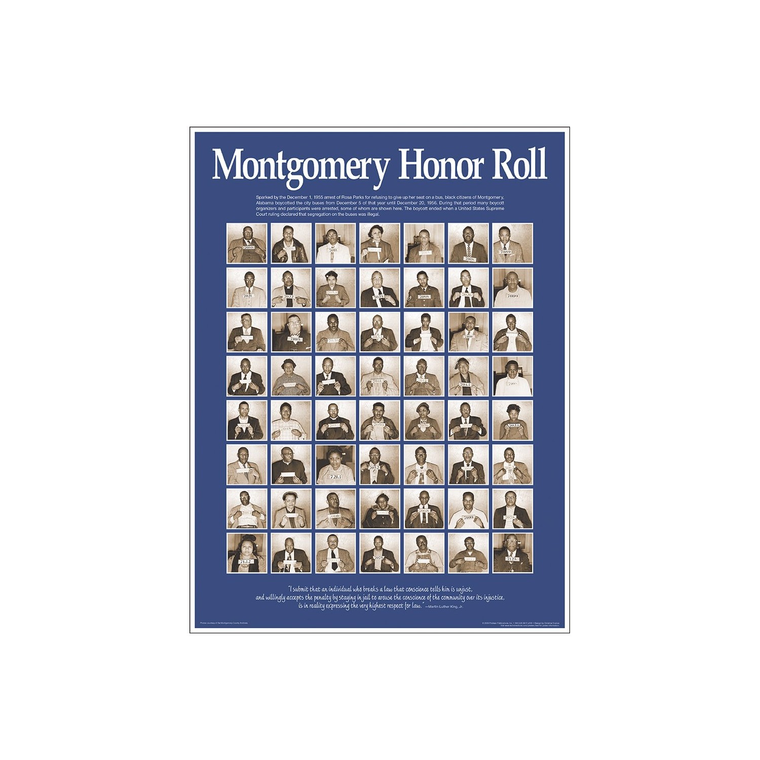 Prakken Publications Montgomery Bus Boycott Poster - ibspot.com