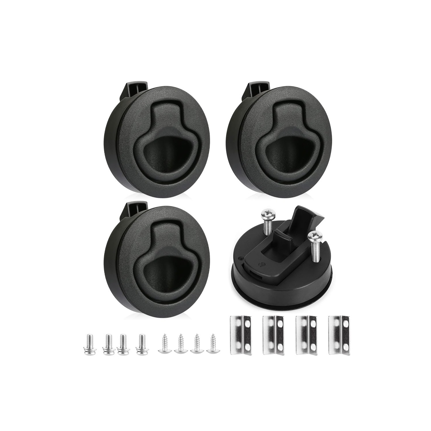 mizikuu Push Pull Lock Furniture Lock, Pack of 4 Lock RV Lock Push Lock ...