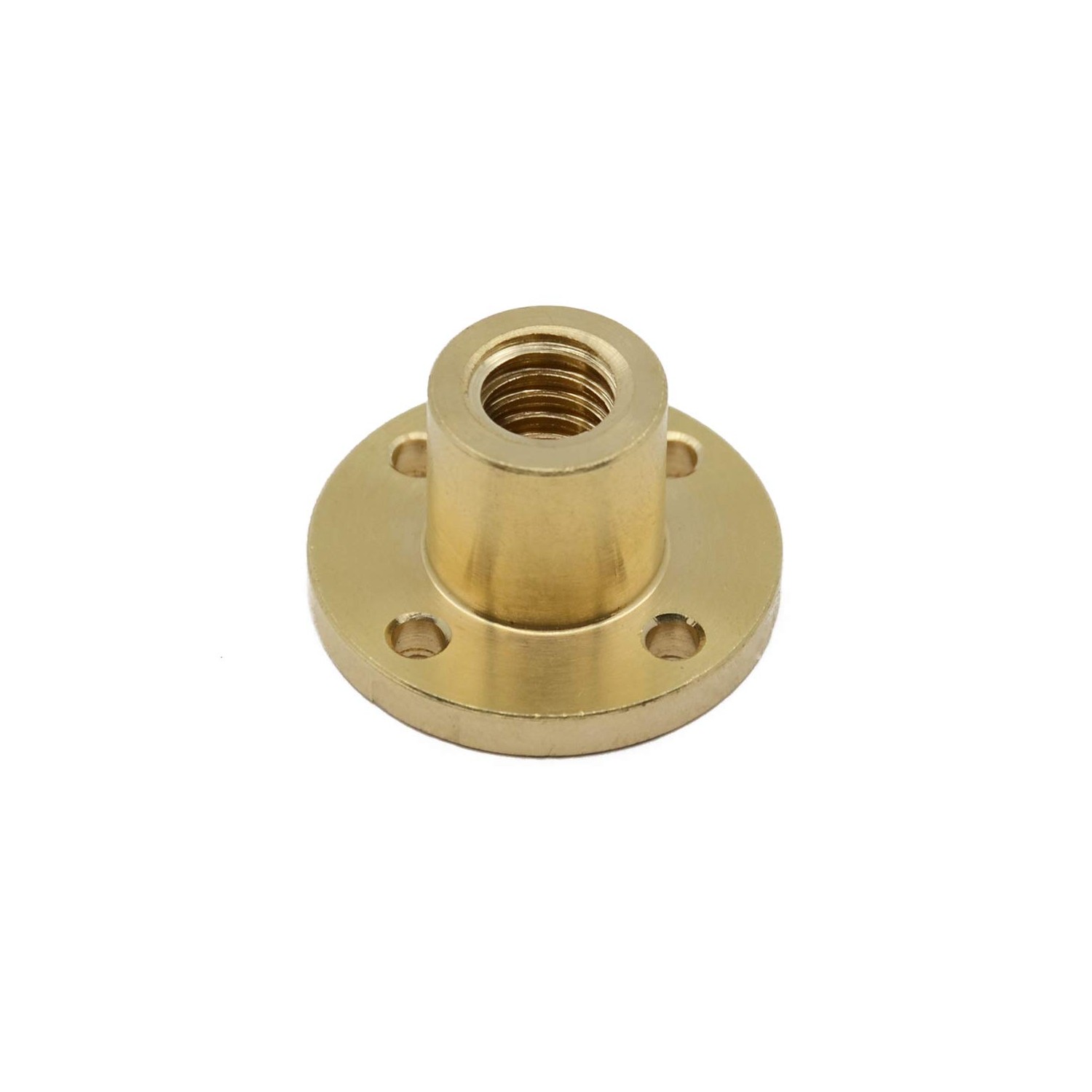 ReliaBot T10 Tr10x2 Lead Screw Brass Nut (Acme Thread, 2mm Pitch, 1 ...