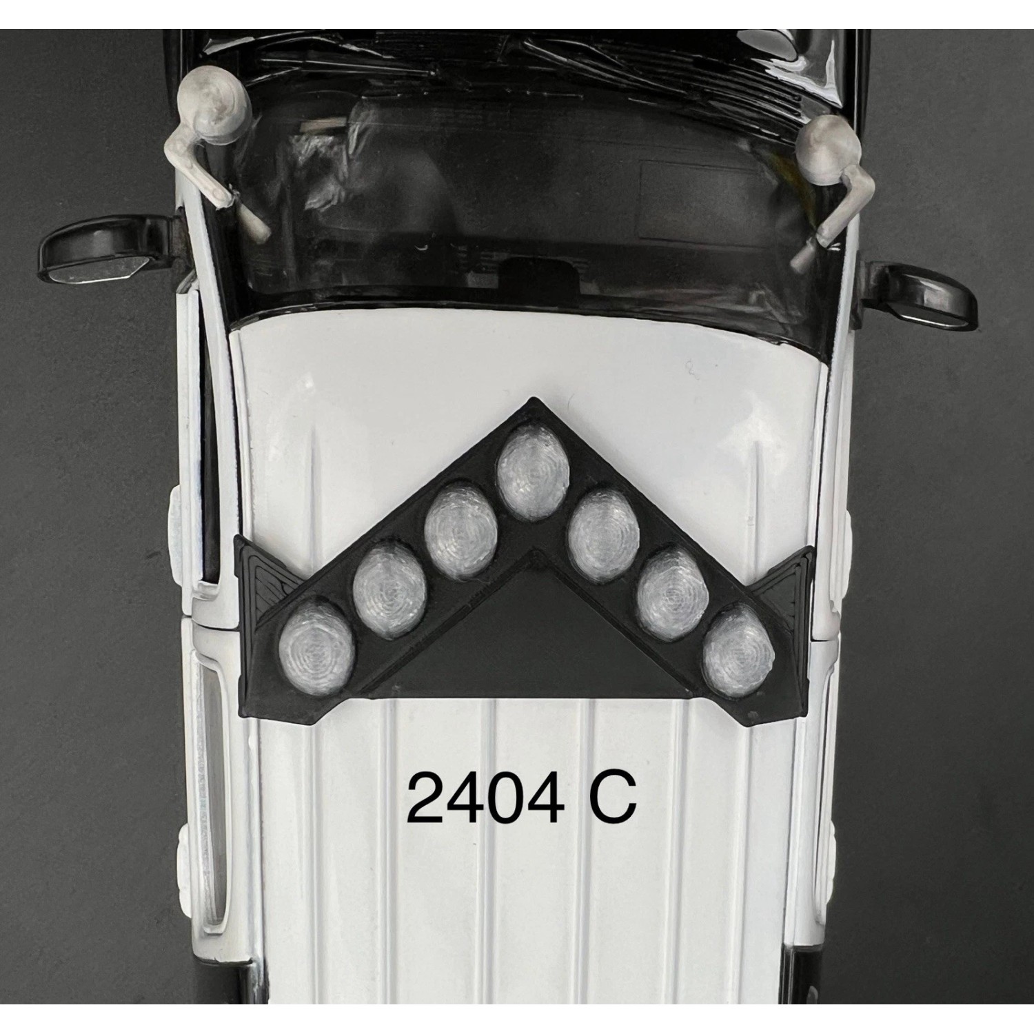 LED Ready Lightbar 1/24 25 27 LED Ready Clear Federal Signal Vision SLR ...