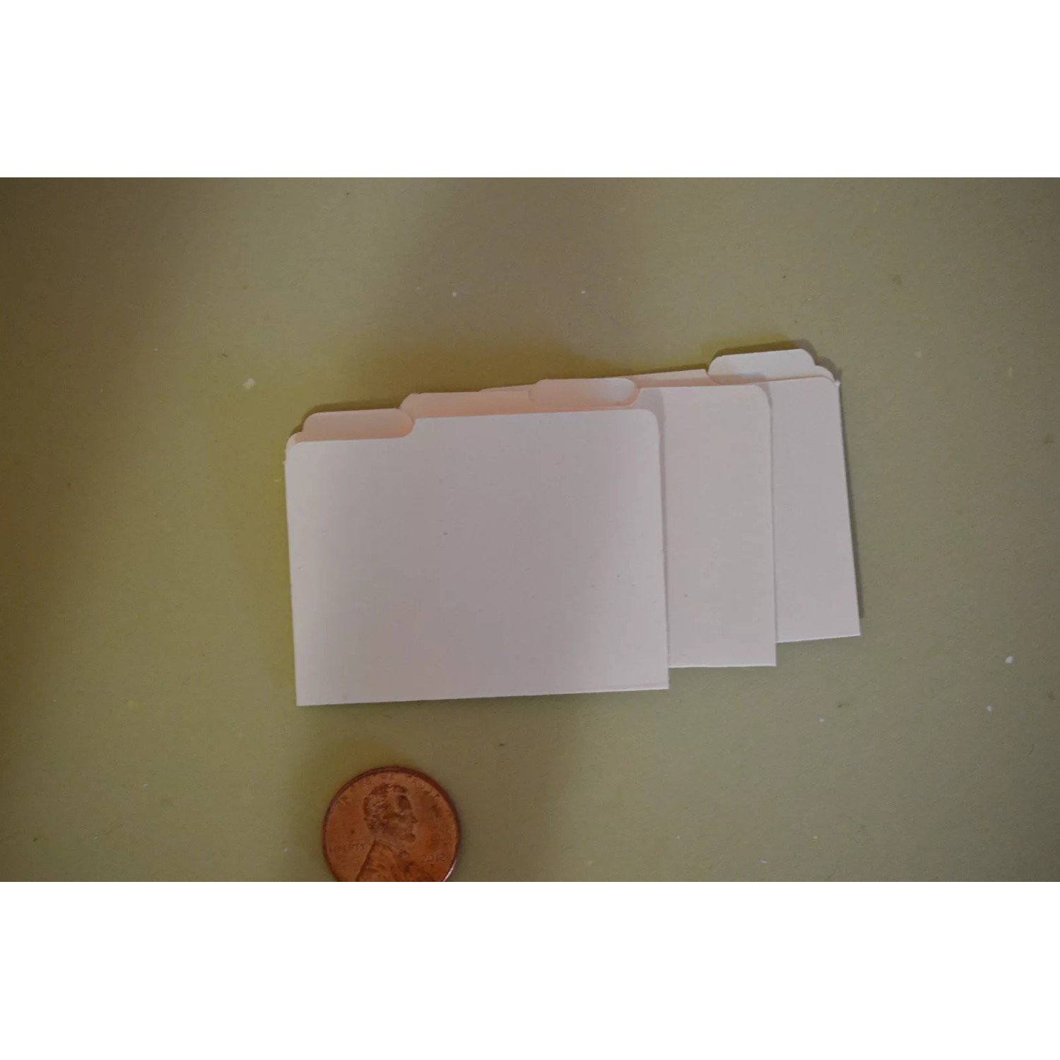 Craft Ruby Miniatures® Miniature File Folder, set of 3 in 1:6 play ...