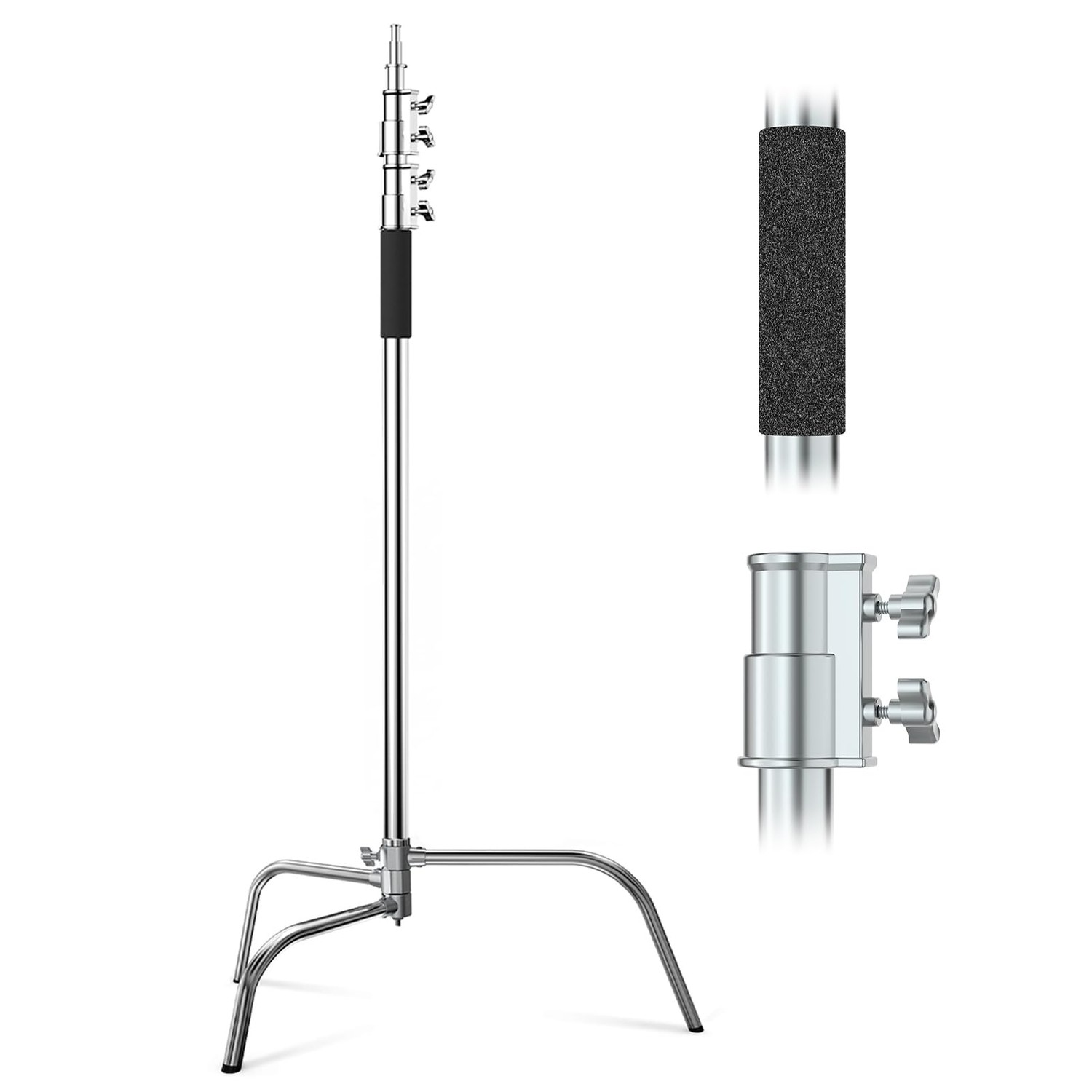 Hagibis C Stand Adjustable Heavy Duty Tripod Stand with 100% Stainless ...