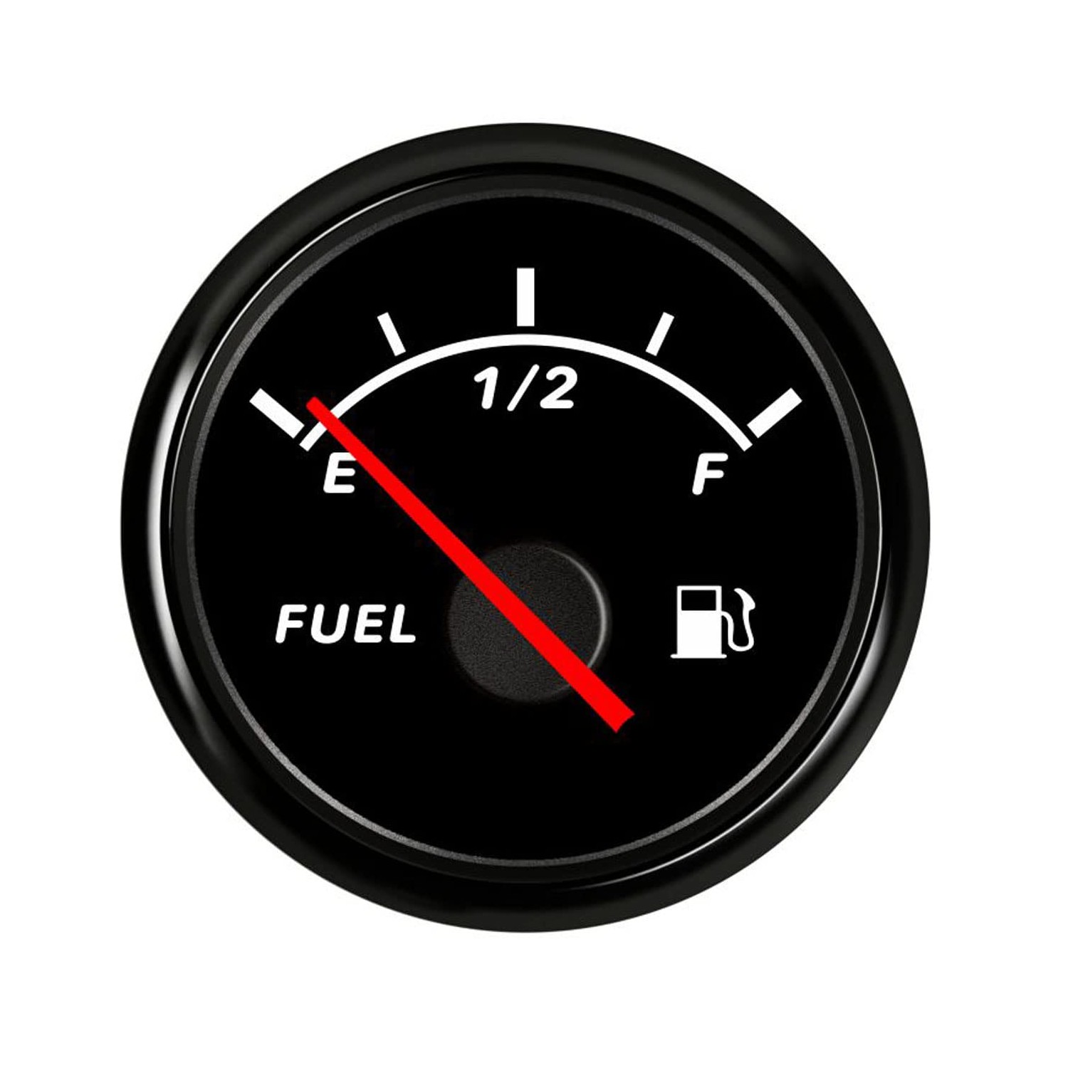 DunkTeam 52mm(2") Marine Fuel Level Gauge Electric Boat Fuel Level ...