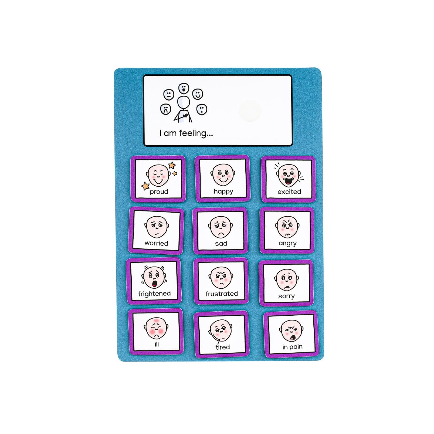 I Am Feeling Chart, (E) Emotions Visual Symbols To Support Emotional ...
