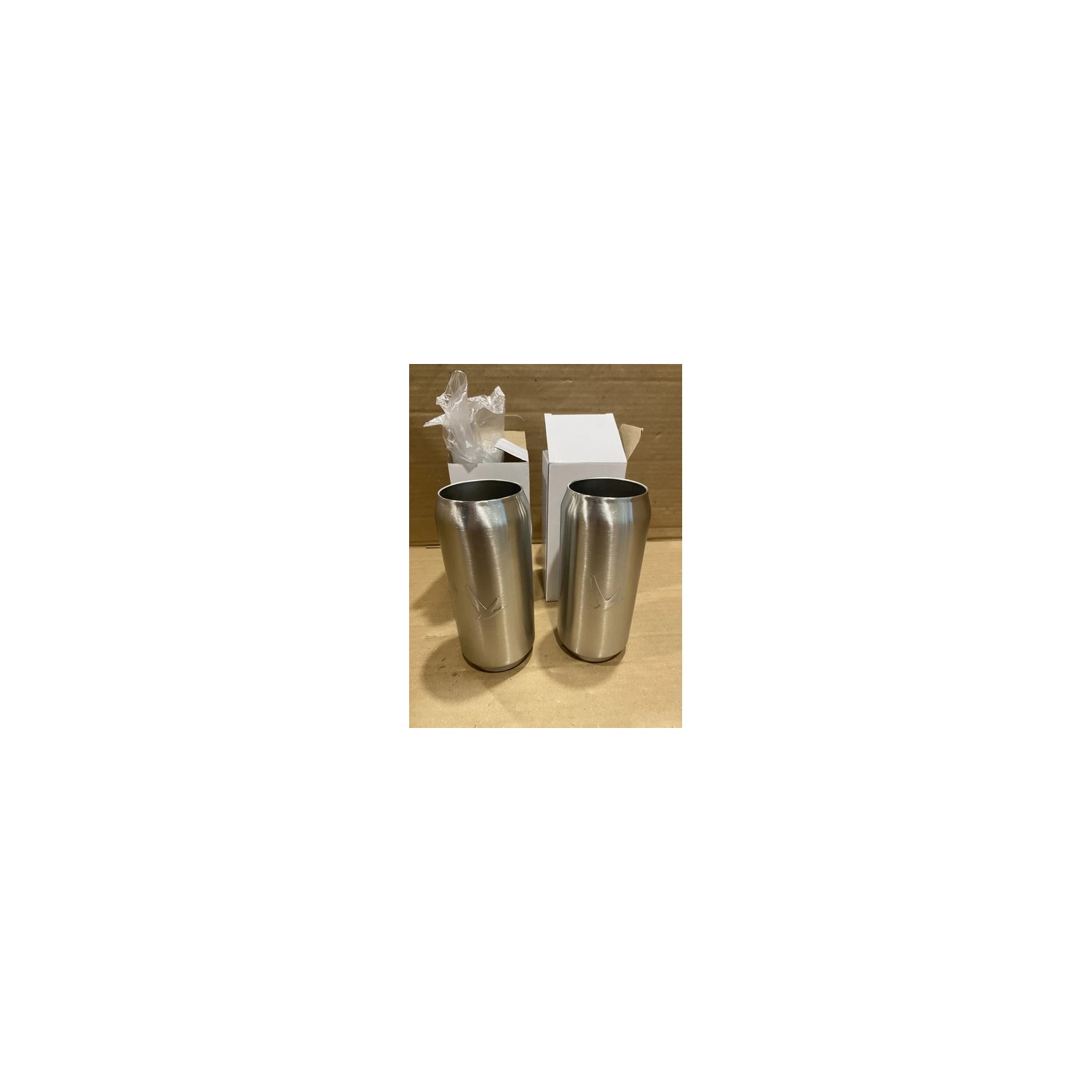 GREY GOOSE Lot Of 10 NEW Grey Goose Vodka Metal Insulated Cooler Cup ...
