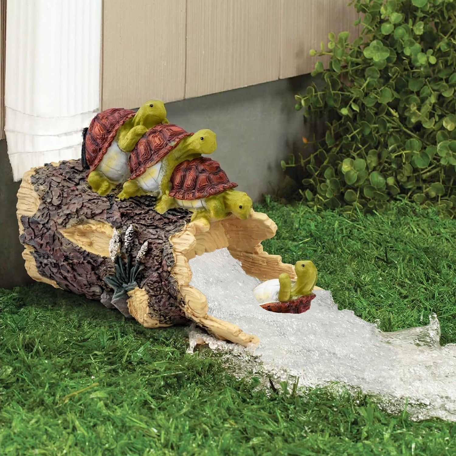 Elenon Sea Turtle Decorative Gutter Downspout Extension Statue, Gutter ...