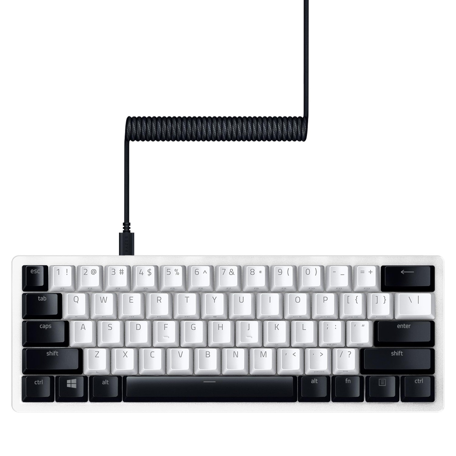 Razer PBT Keycap + Coiled Cable Upgrade Set: Durable Doubleshot PBT ...