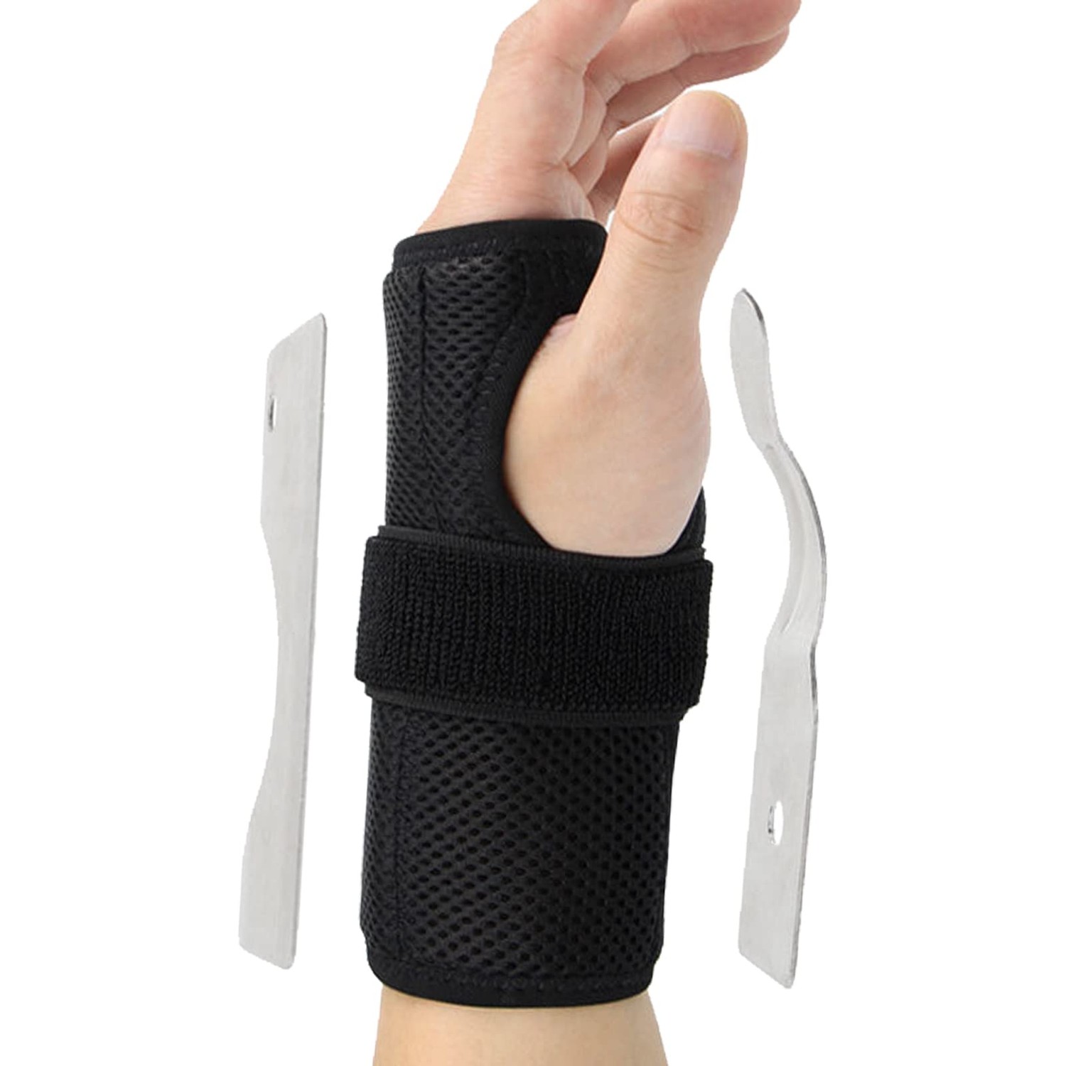 Carpal Tunnel Wrist Support Brace With Metal Splint Stabilizer ...