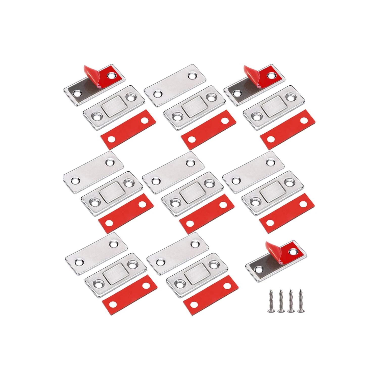 Cabinet Door Magnets Jiayi 8 Pack Ultra Thin Cabinet Magnetic Catch ...