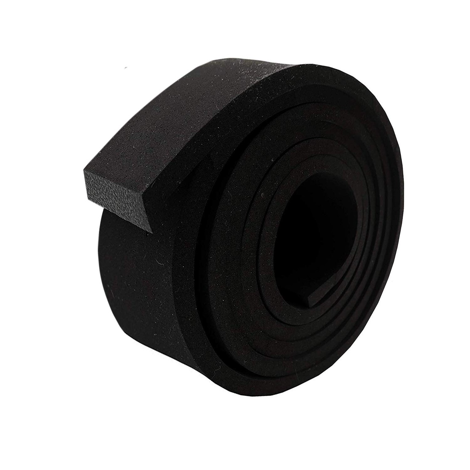 Neoprene Foam Strip Roll by Dualplex, 1" Wide x 10' Long x 1/4" Thick ...