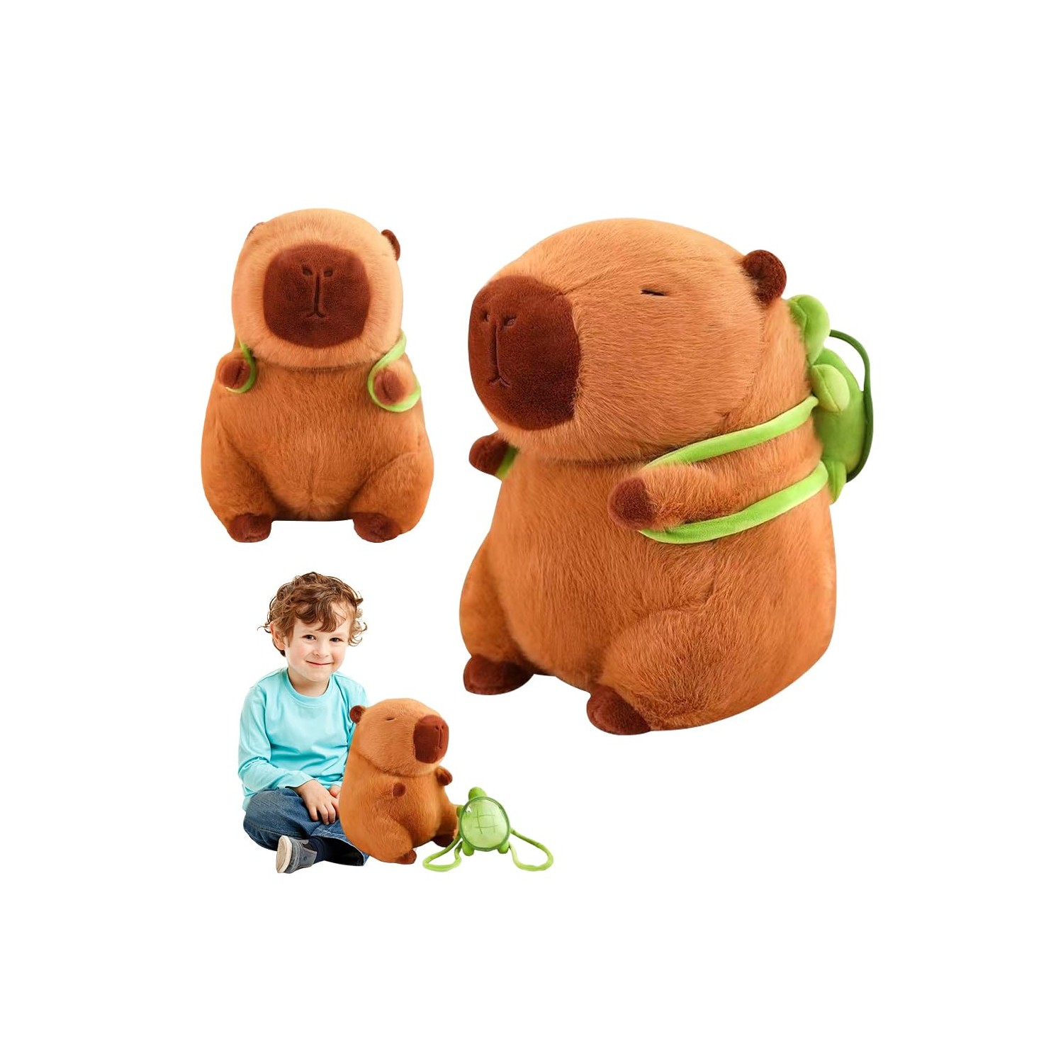 Dhqkqg Capybara Plush, 23cm Capybara Plush Toy, Cute Capybara Doll ...
