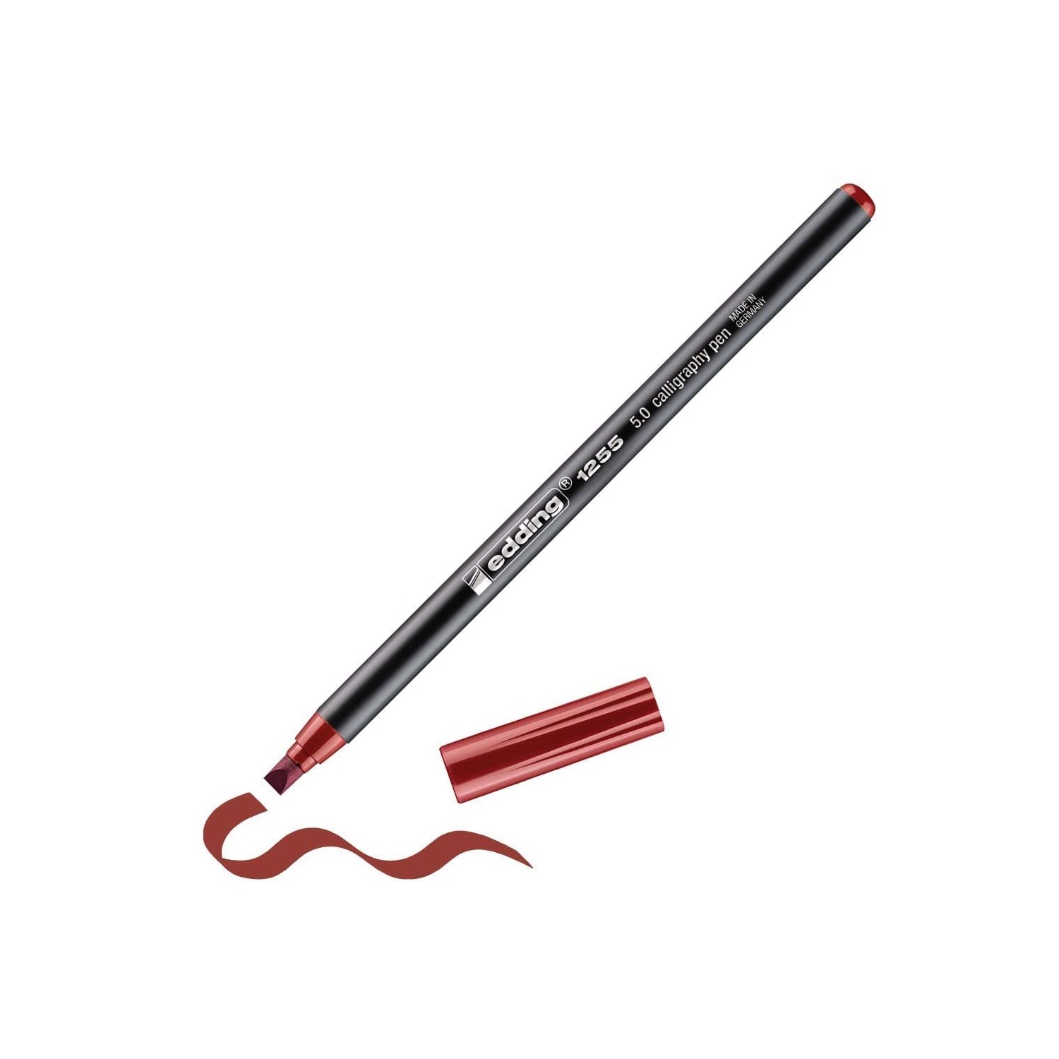 edding 1255 calligraphy pen - crimson lake - 1 pen - calligraphy nib 5 ...