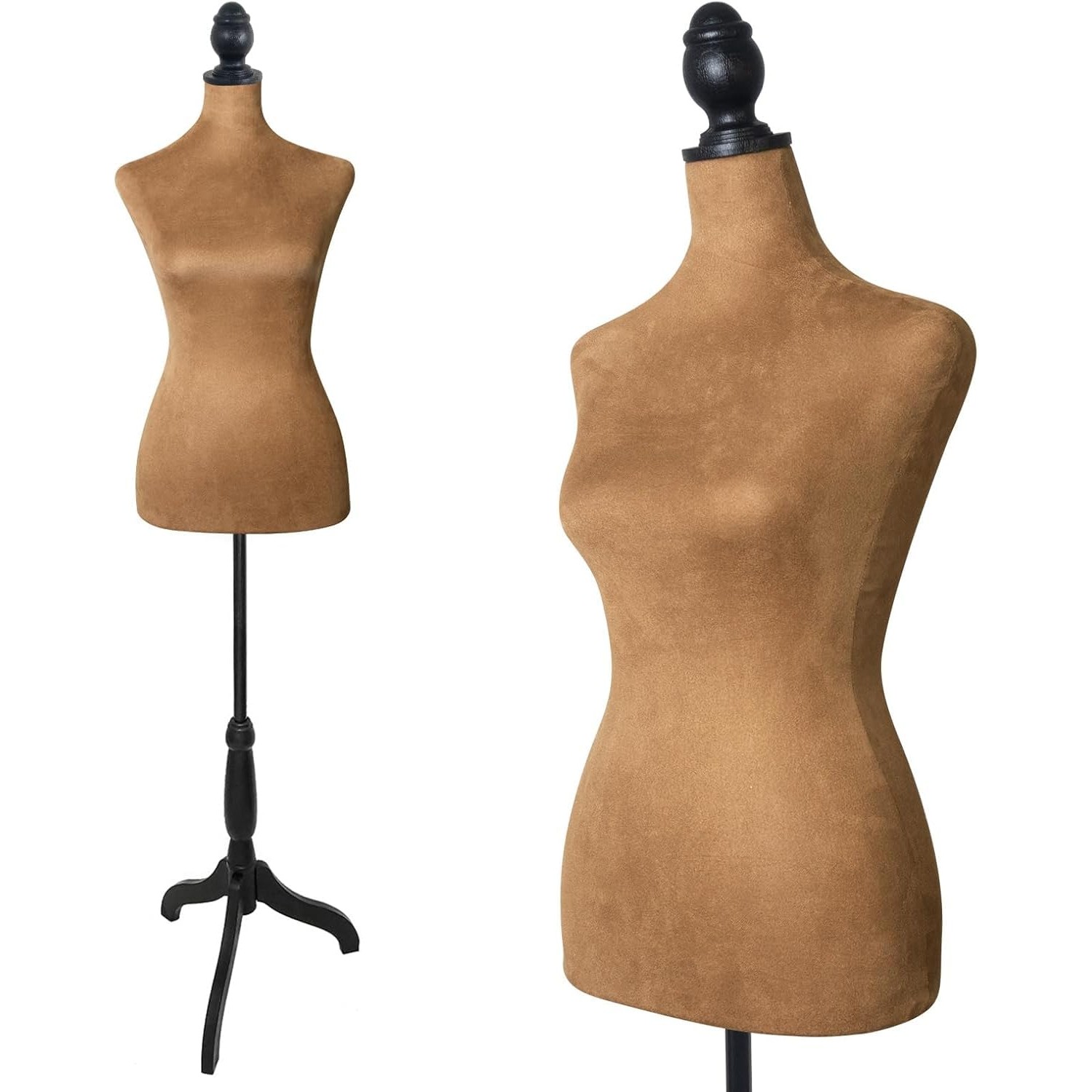 YunHome Female Half Body Dress Form Mannequin Torso Clothing Foam ...