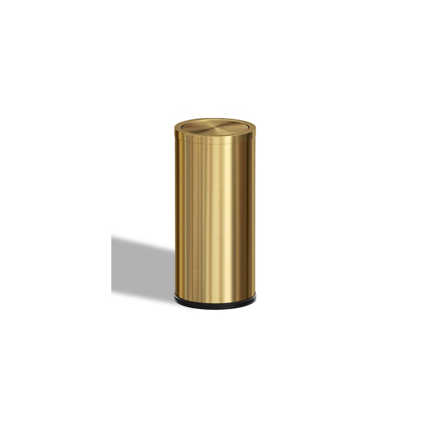 YOJIA 7.92 gallon/30L Gold Kitchen Trash Can with Swing Lid, Tall ...