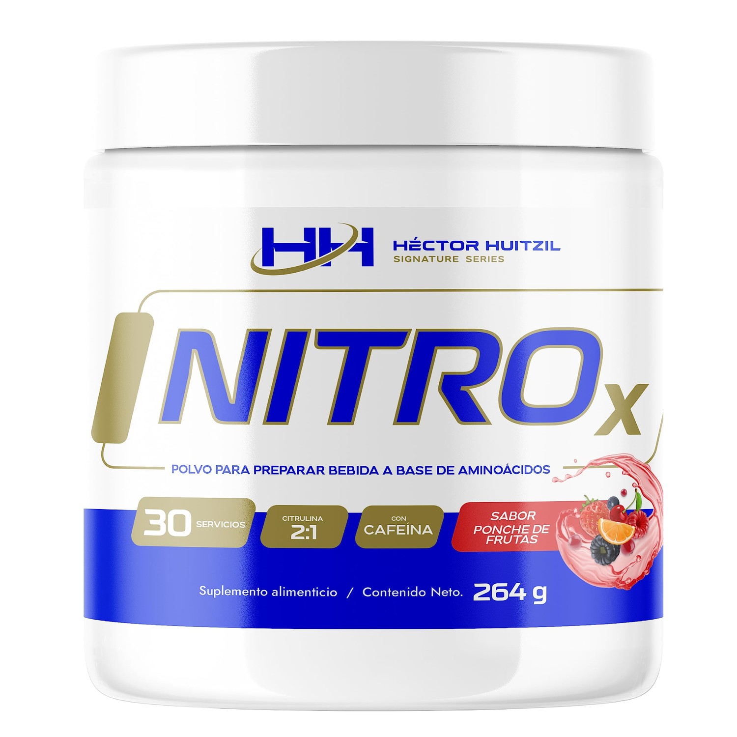Héctor Huitzil Signature Series NITROx – Polvo Pre entreno a base de ...