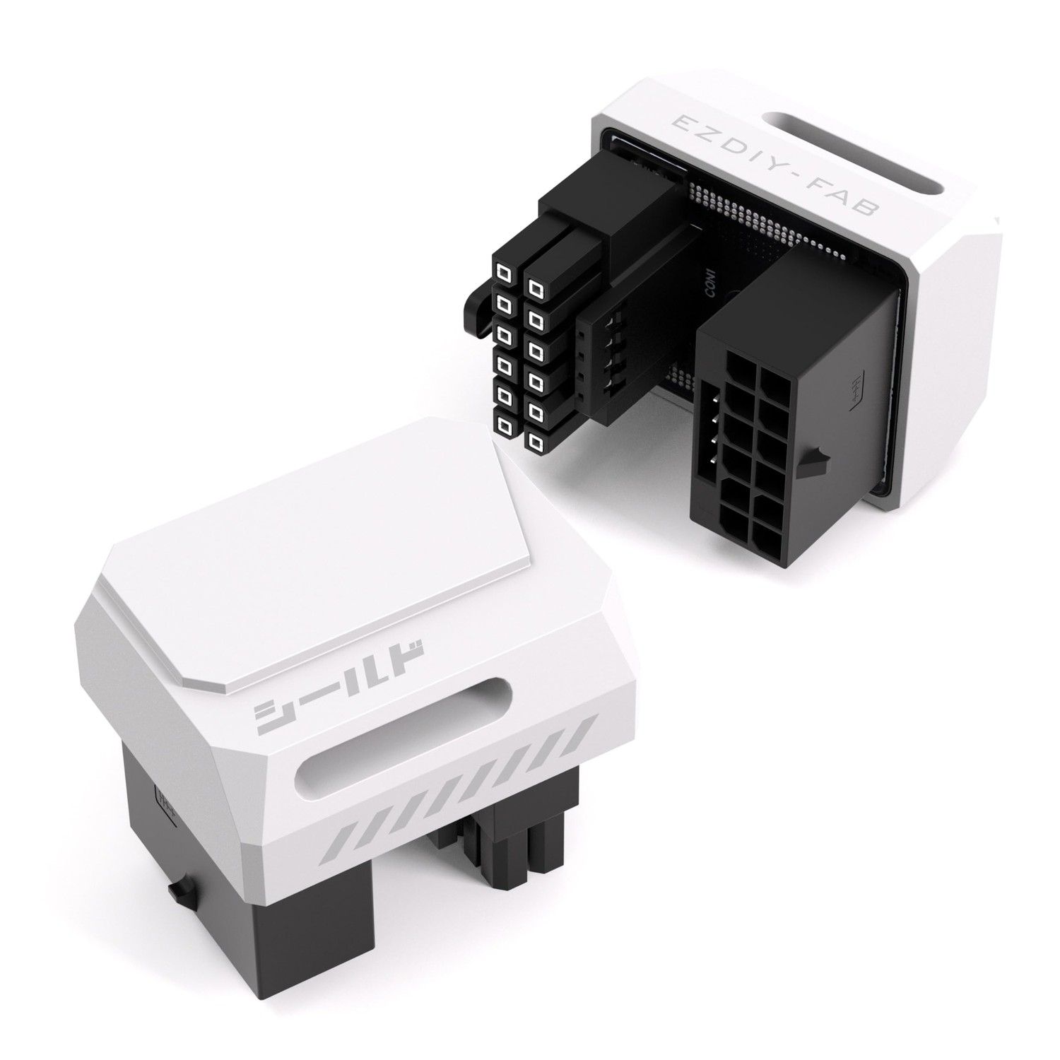 EZDIY-FAB PCIe 5.1 Adapter 600W 12+4pin, 16pin 12VHPWR GPU Plug, 12V ...