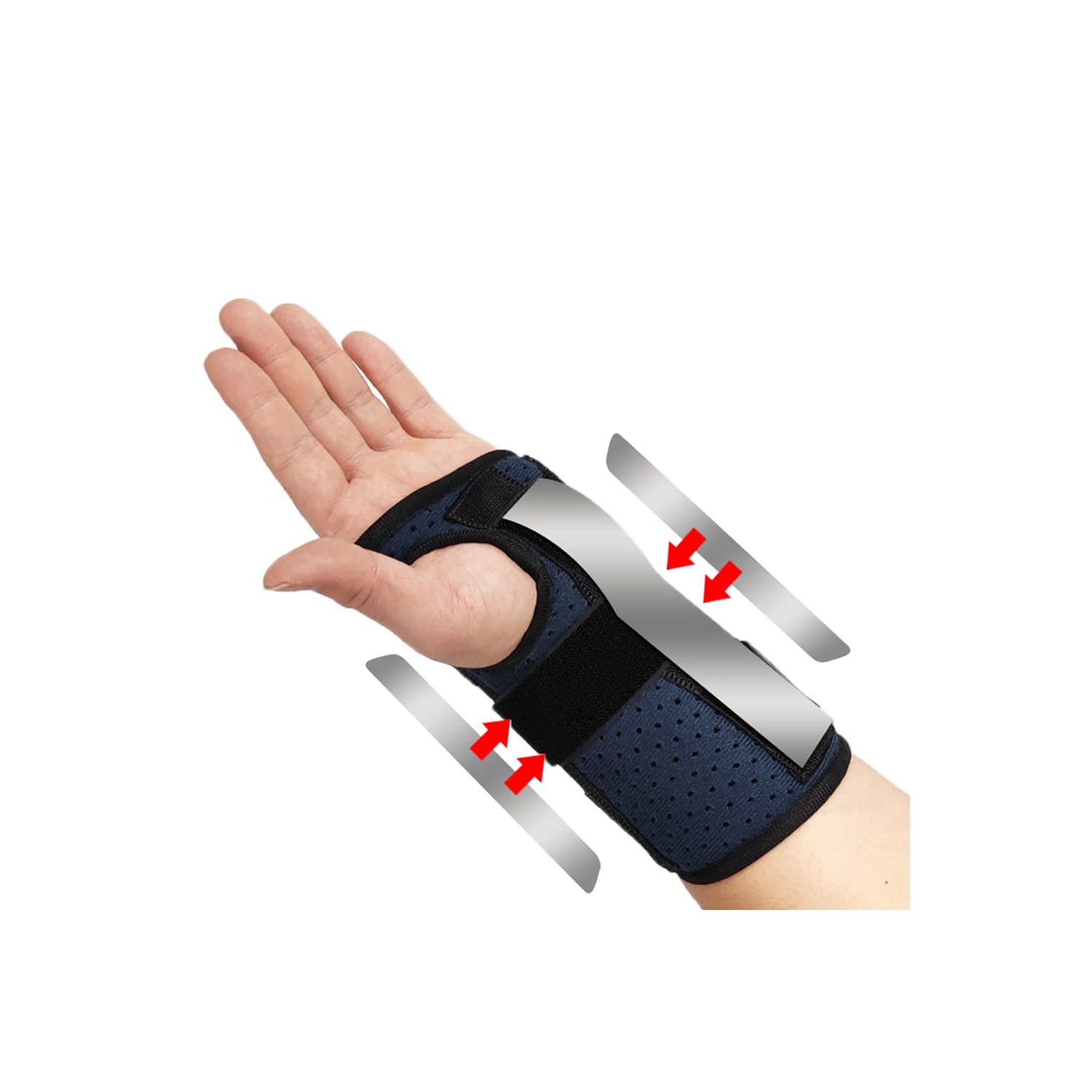 TOFBS Wrist Brace Carpal Tunnel Syndrome Splint, Wrist Bandages with 3 ...