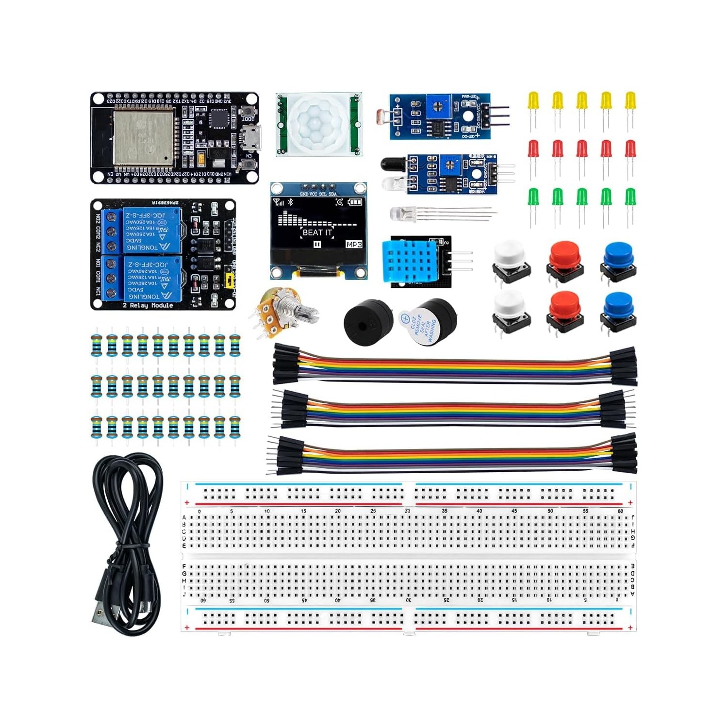 DODUOS Basic Starter Kit for ESP32 ESP-32S WiFi I OT Development Board ...