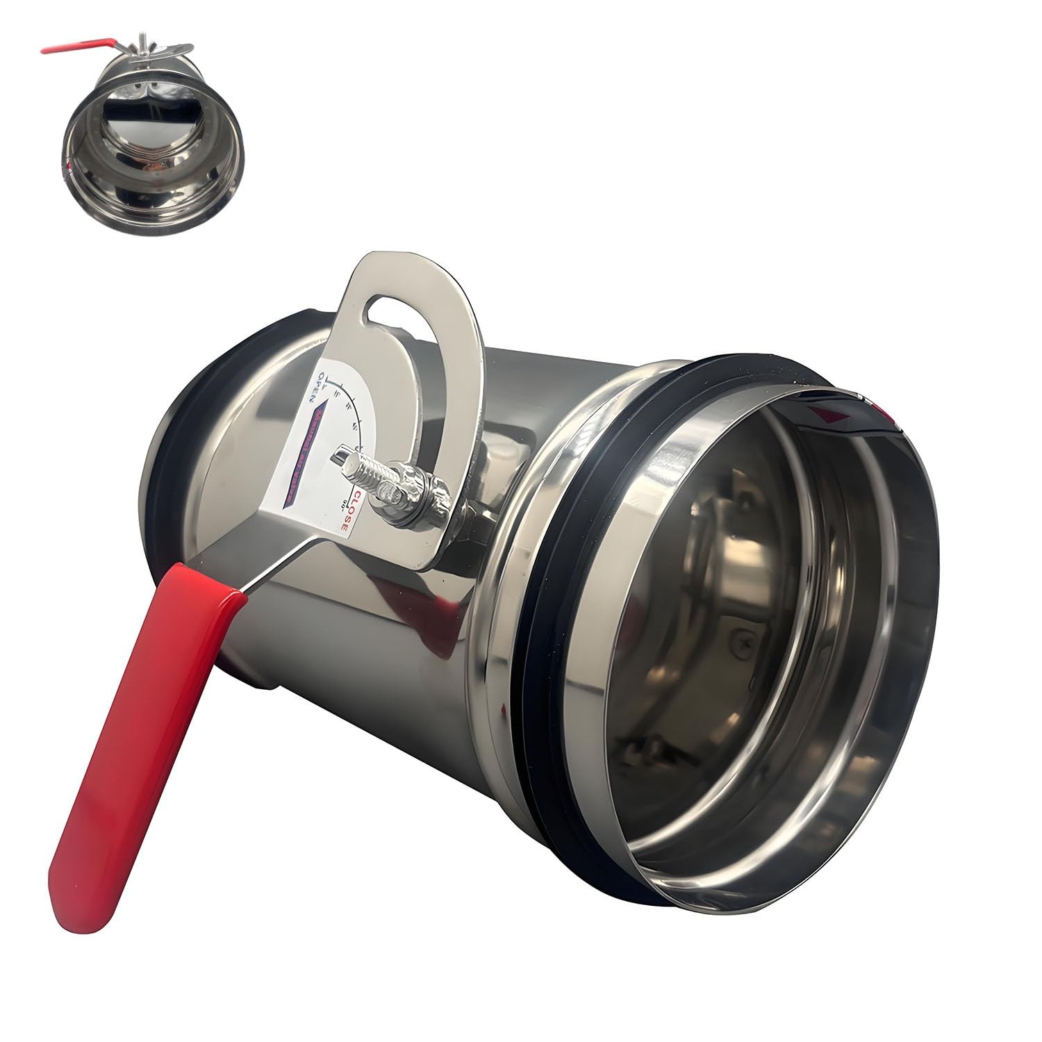 HVAC Duct Manual Volume Backdraft Damper, Airflow Ducting Branch Vent ...