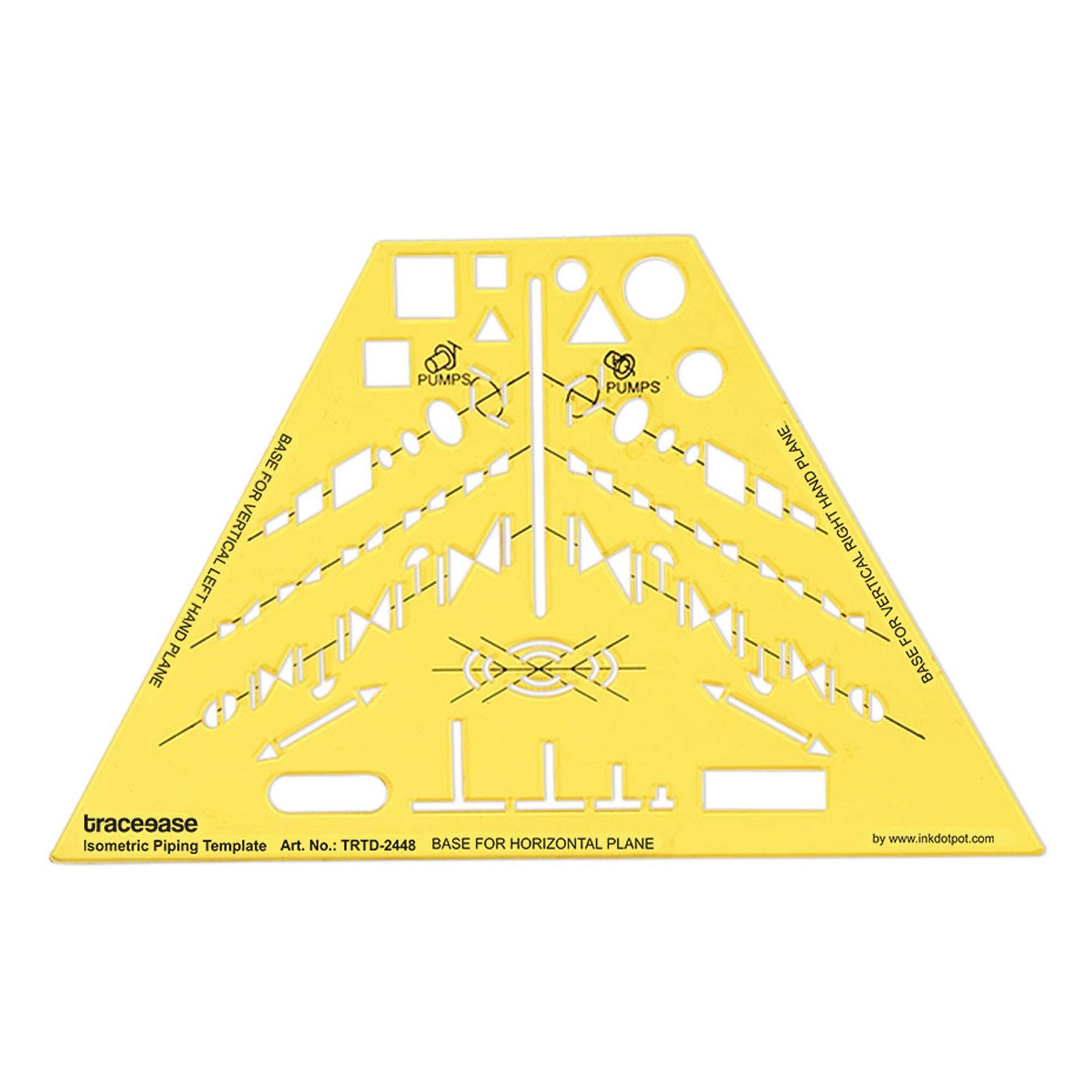 Traceease Electrical Drafting Isometric Piping Template Drawing Stencil ...