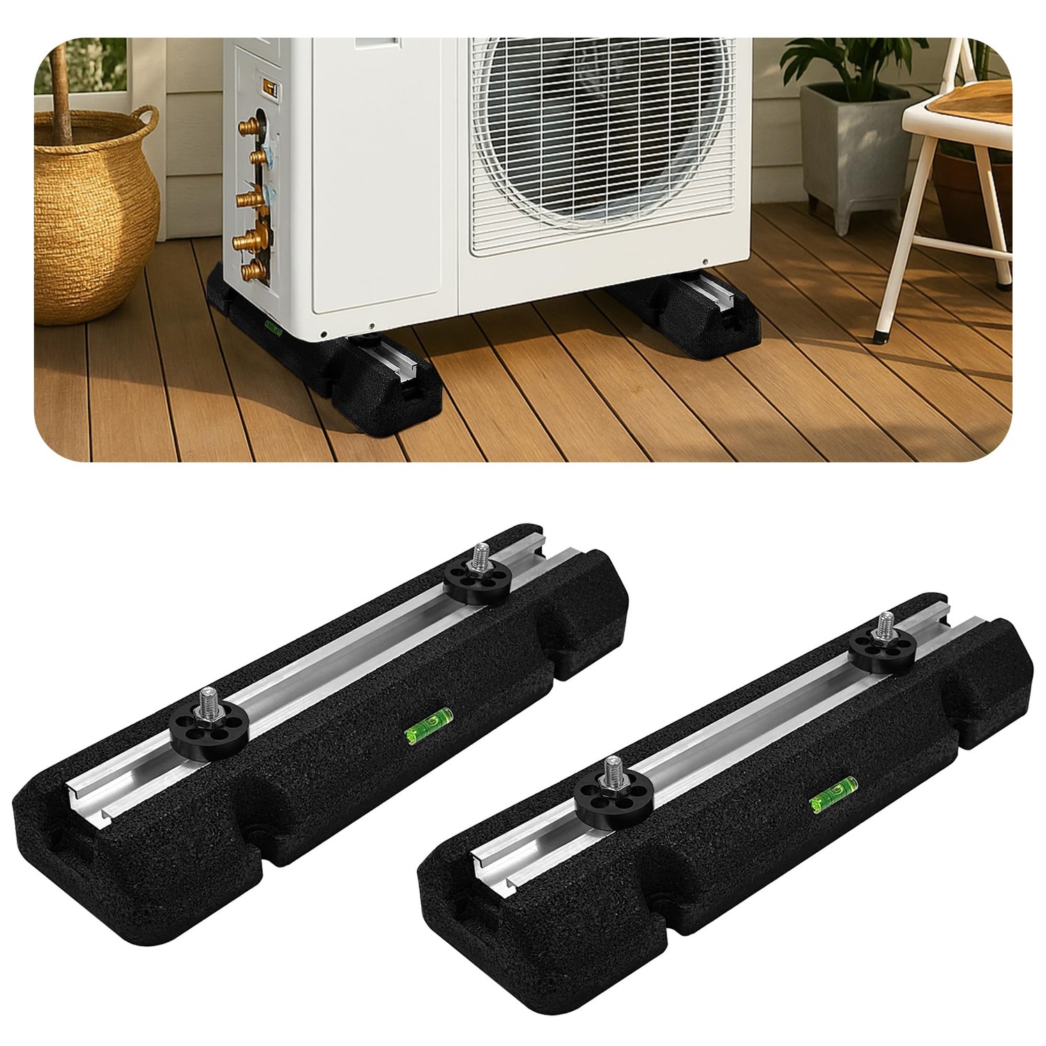 Floor Mounting Base Kit for 9000-36000 BTU Ductless Mini Split Air ...