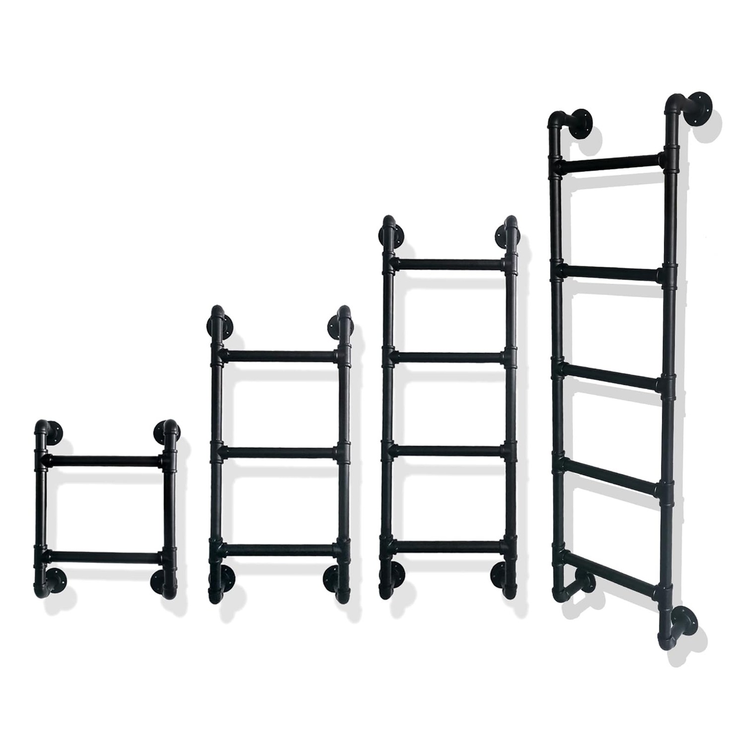 3 Steps Basement Window Well Egress Exit Ladder，Wall/Floor-Mounted ...
