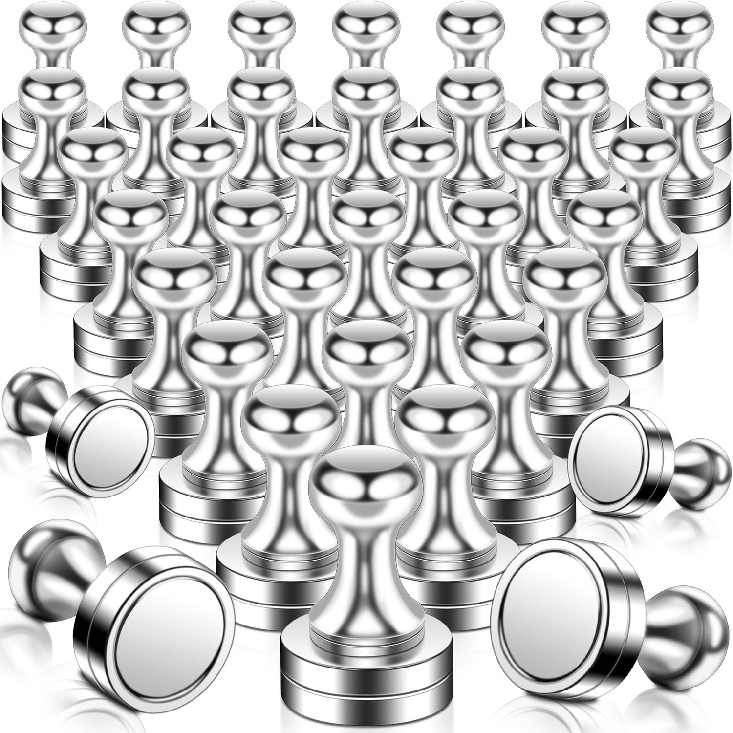 Strong Magnets, Pack of 40 Neodymium Magnets, N52 Mini Magnet for ...