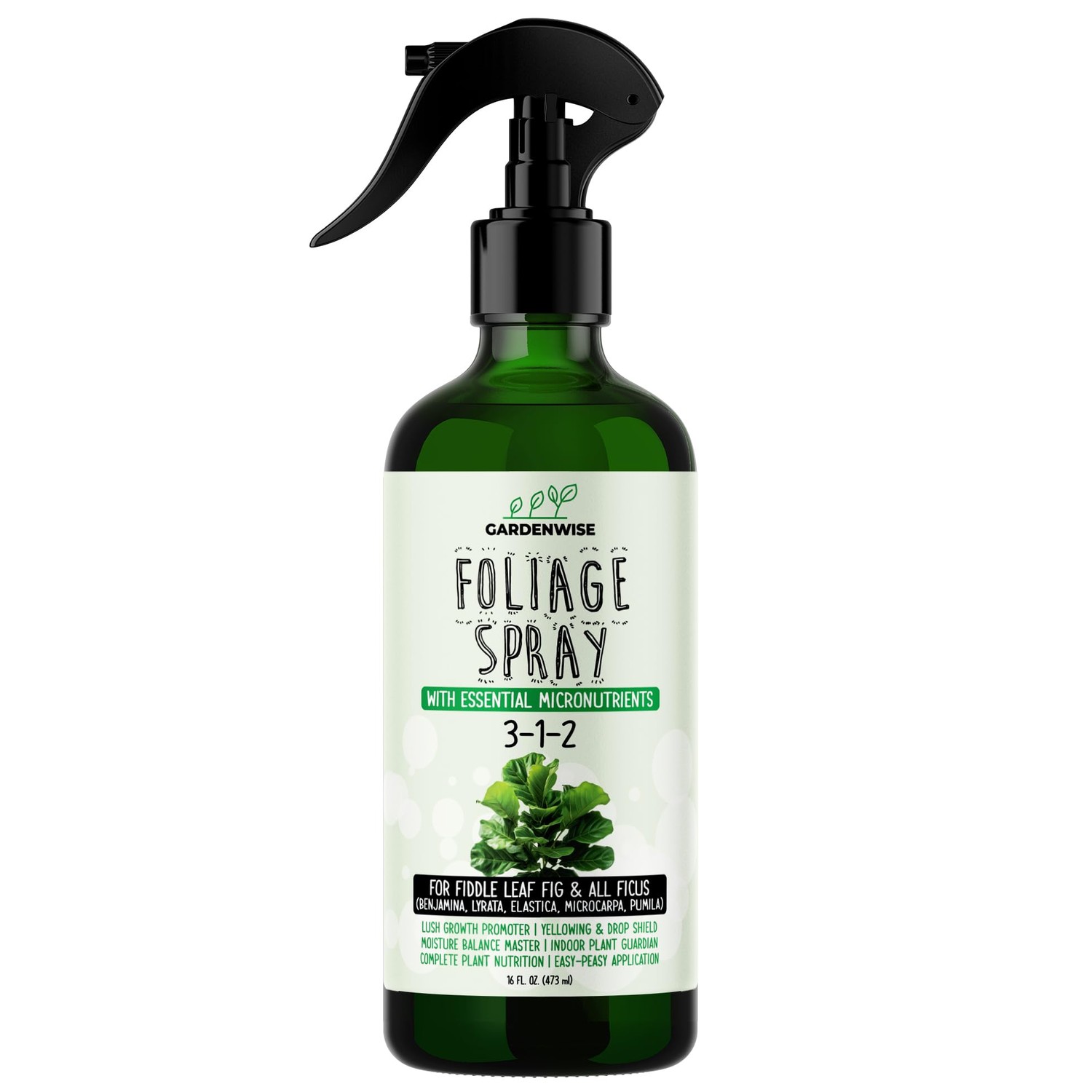 GARDENWISE 3-1-2 Fiddle Leaf Fig Foliar Spray - Plant Shine ...