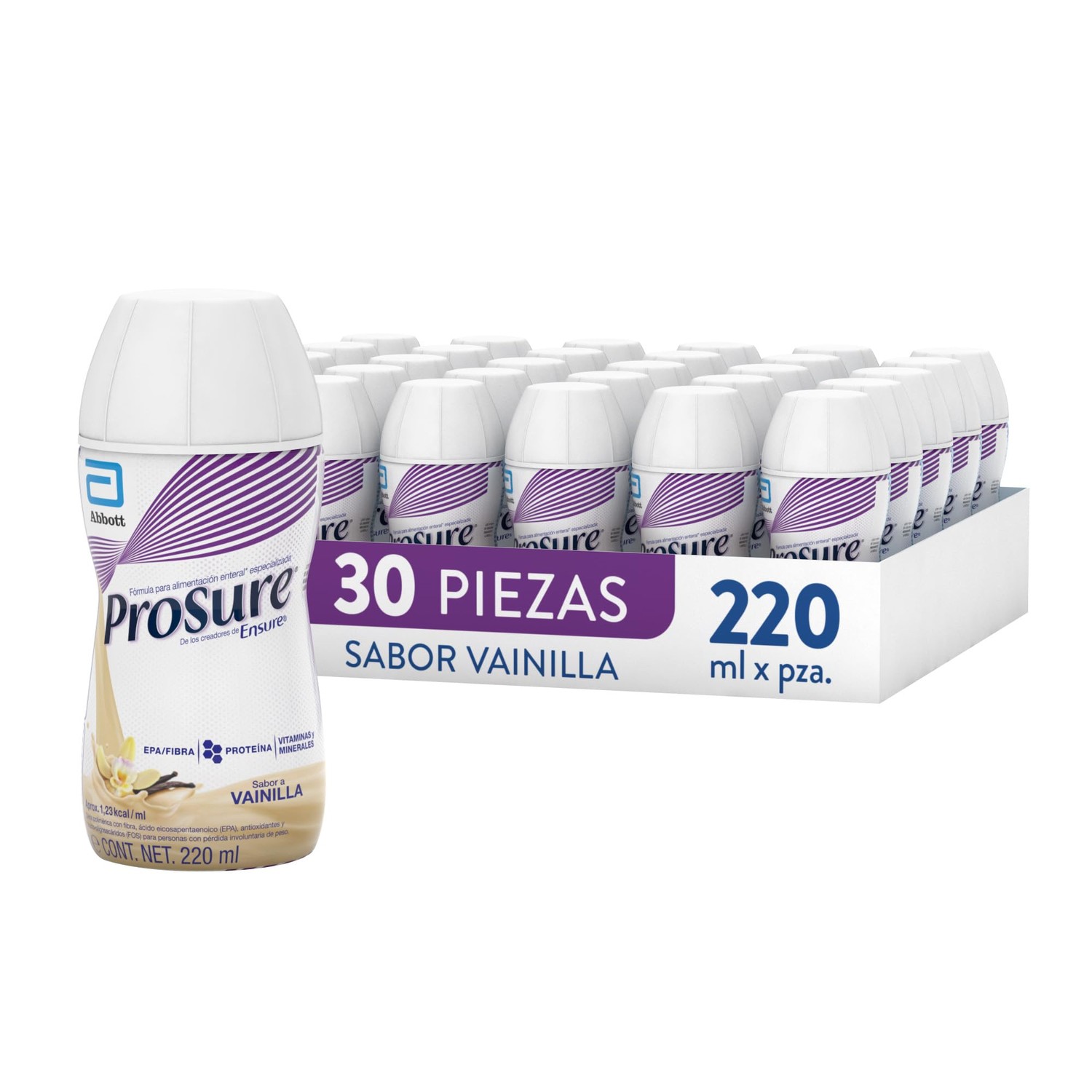 ProSure Sabor Vainilla 220ml - Caja con 30 piezas - ibspot.com