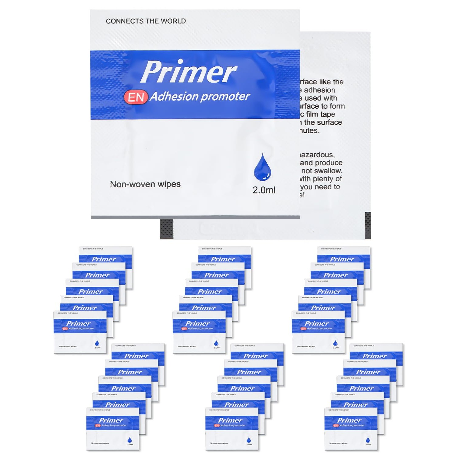 30 Pcs Adhesion Promoter, Double Tape Primer Increase High Performance ...