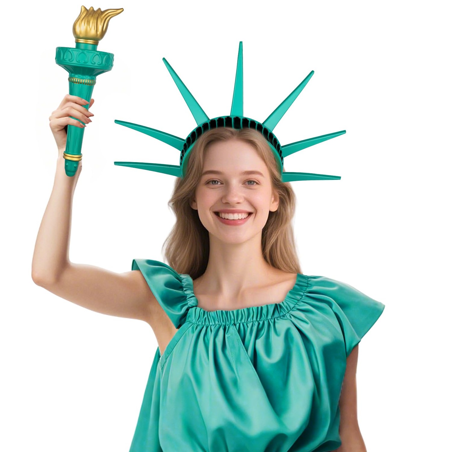 Statue of Liberty Crown and Torch,Statue of Liberty Costume Accessories ...