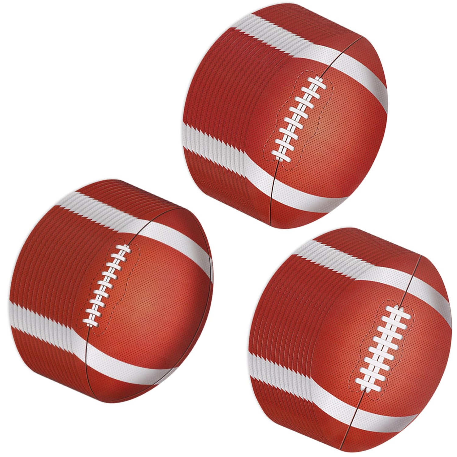 Waenerec 45PCS Football Cutout Paper Football Cutouts Bulletin Board ...