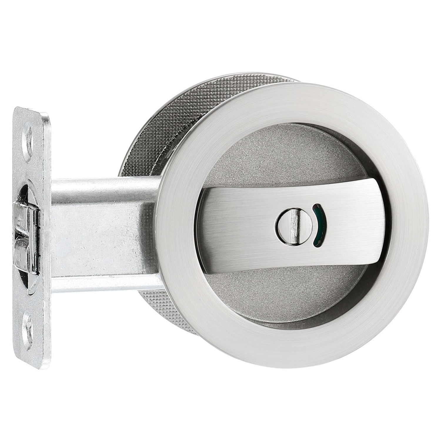 PATIKIL Round Recessed Door Lock with Color Coded Indicators, Pocket ...