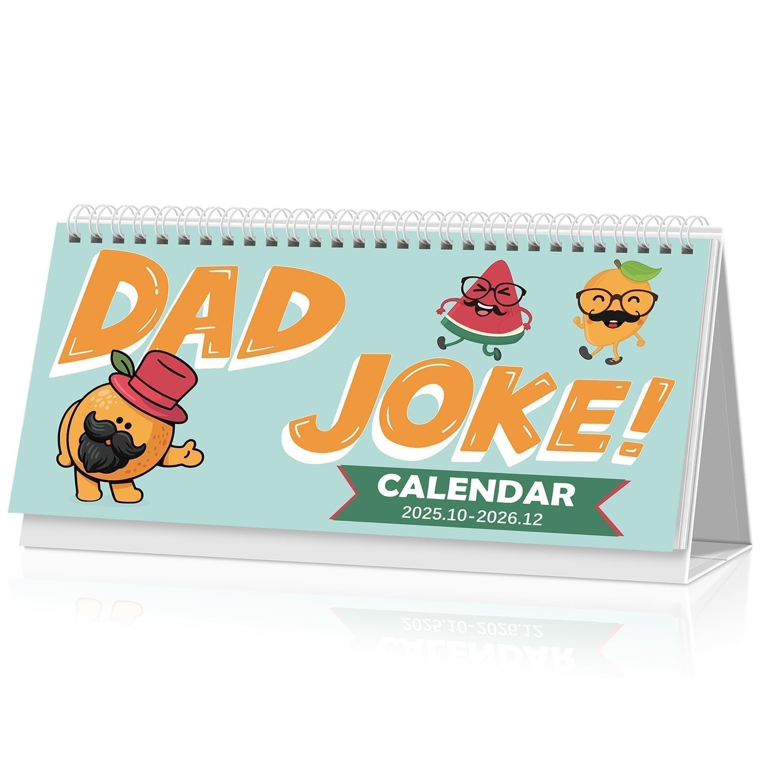 Desk Calendar 2025-2026, Dad Joke Calendar, 15 Monthly October 2025 to ...