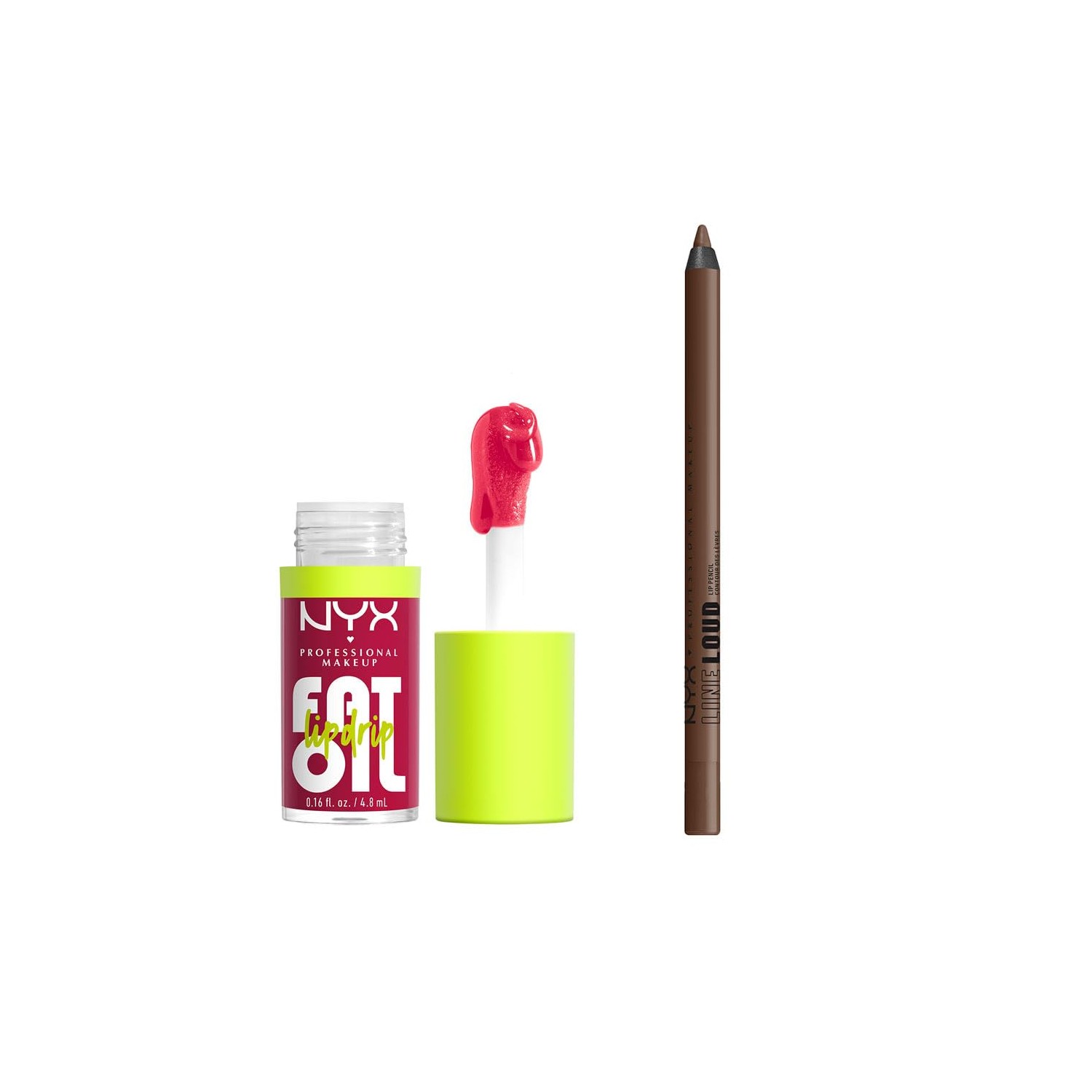 NYX Professional Makeup Combo: Delineador de labios Line Loud Lip Liner ...
