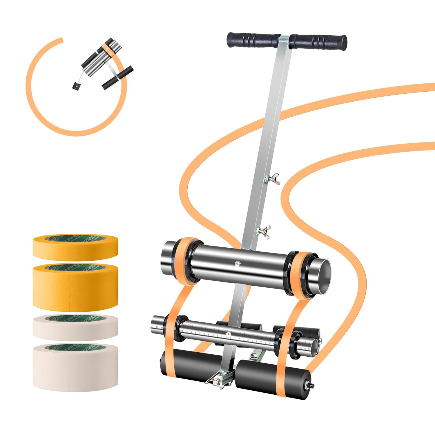 Calcy Ssay Court Line Tape Machine, with Drawing Circle Kit, Parking ...